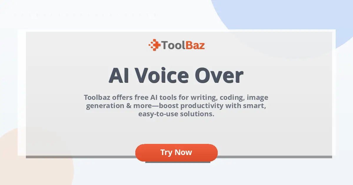 [FREE] AI Voice Over - (No Login, Unlimited)