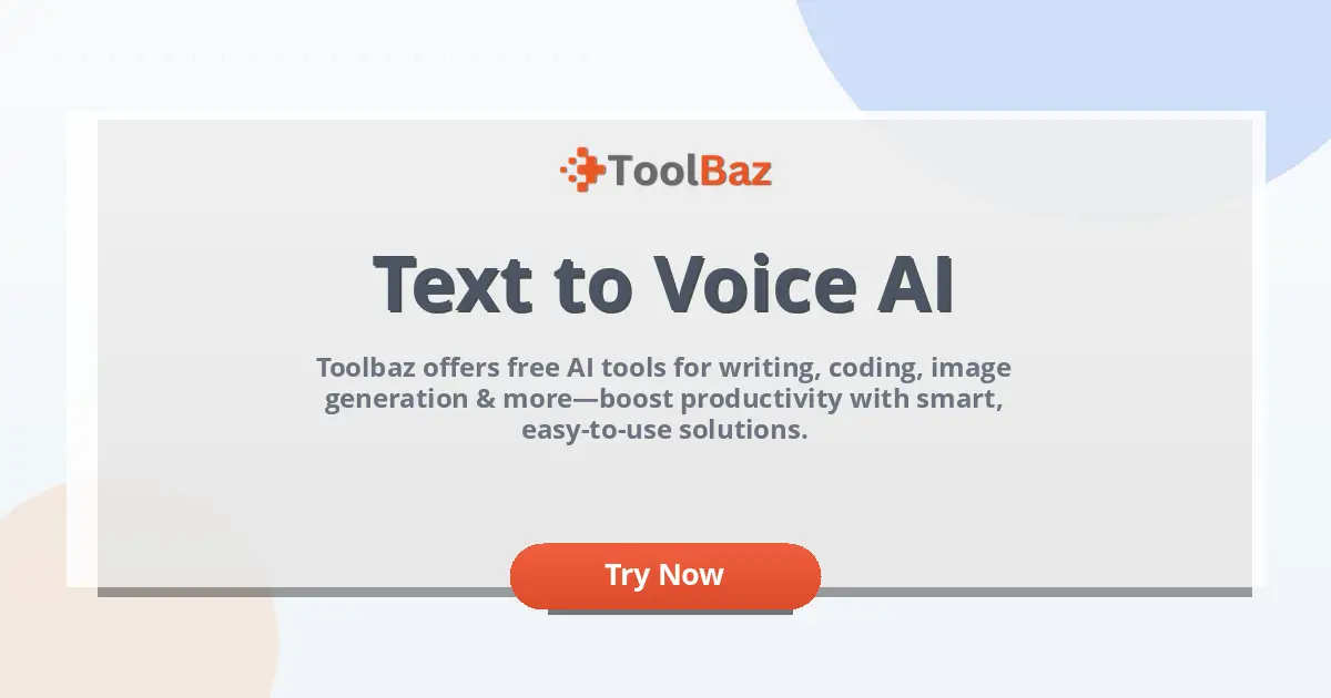 [FREE] Text to Voice AI - (No Login, Unlimited)