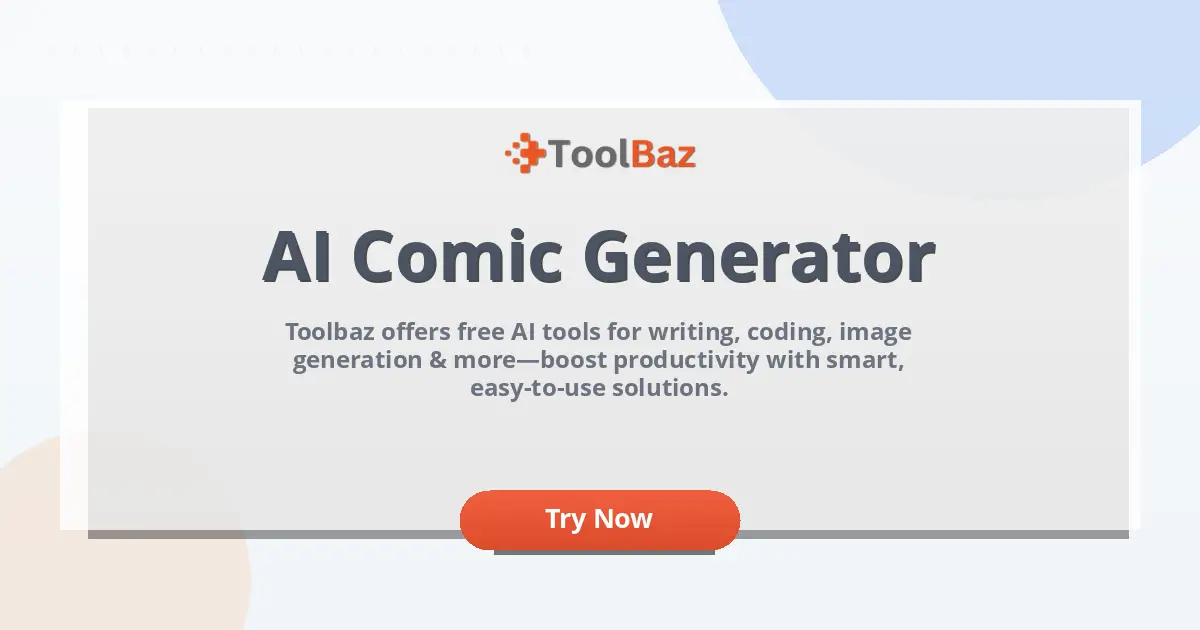 [FREE] AI Comic Generator - (No Login & Unlimited)