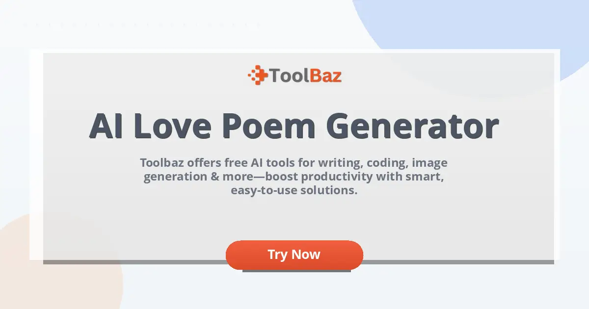 [FREE] AI Love Poem Generator - (No Login & Unlimited)
