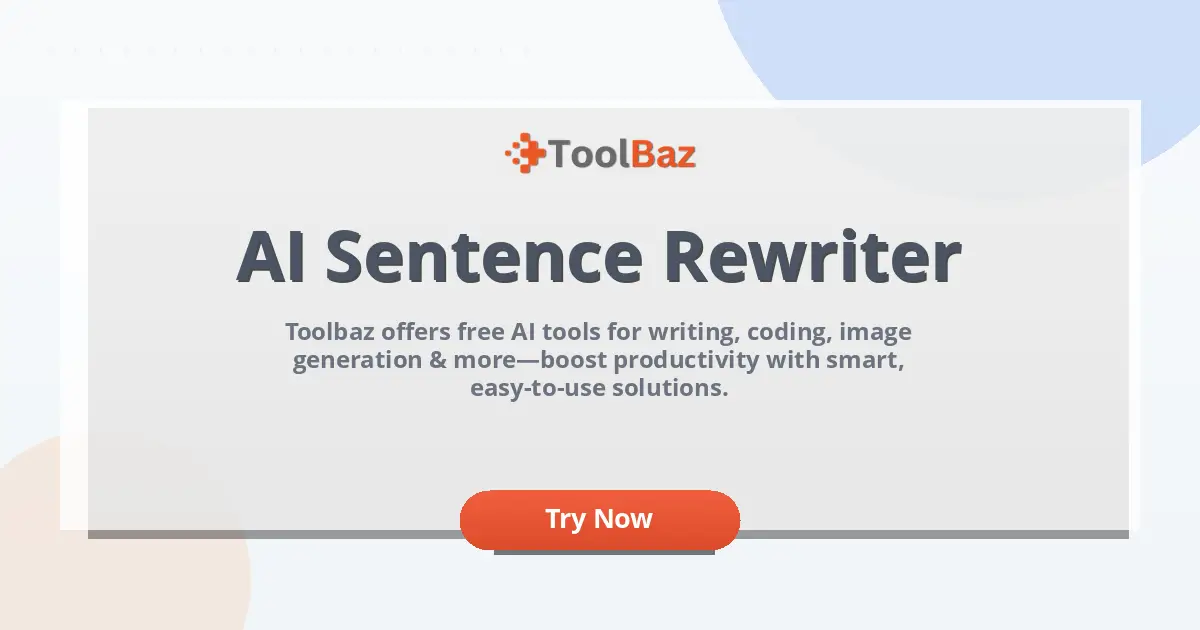 [FREE] AI Sentence Rewriter - (No Login & Unlimited)