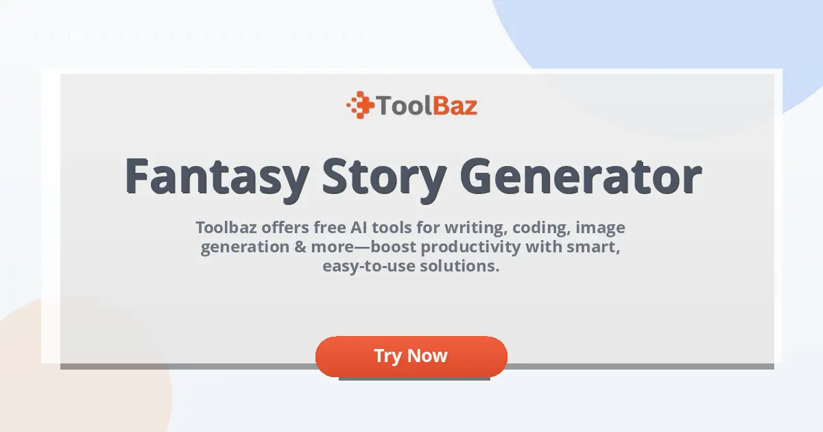[FREE] Fantasy Story Generator - (No Login & Unlimited)