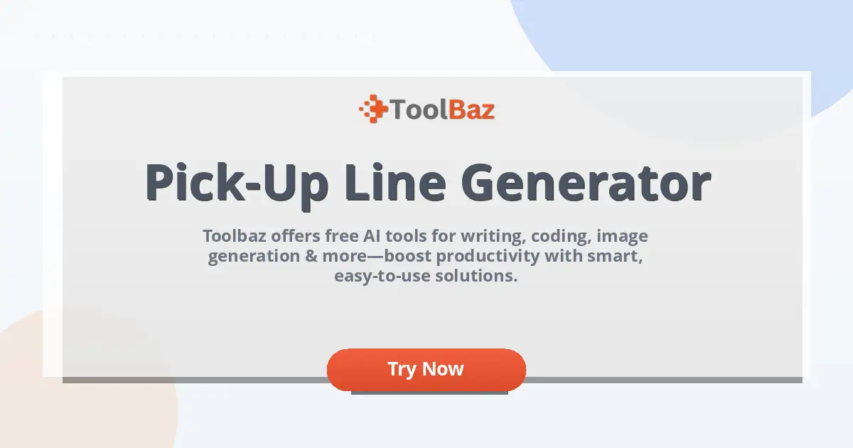 [FREE] Pick-Up Line Generator - (No Login & Unlimited)