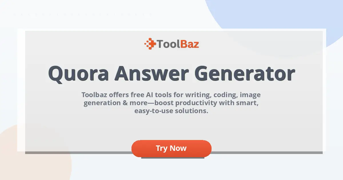 [FREE] Quora Answer Generator - (No Login & Unlimited)