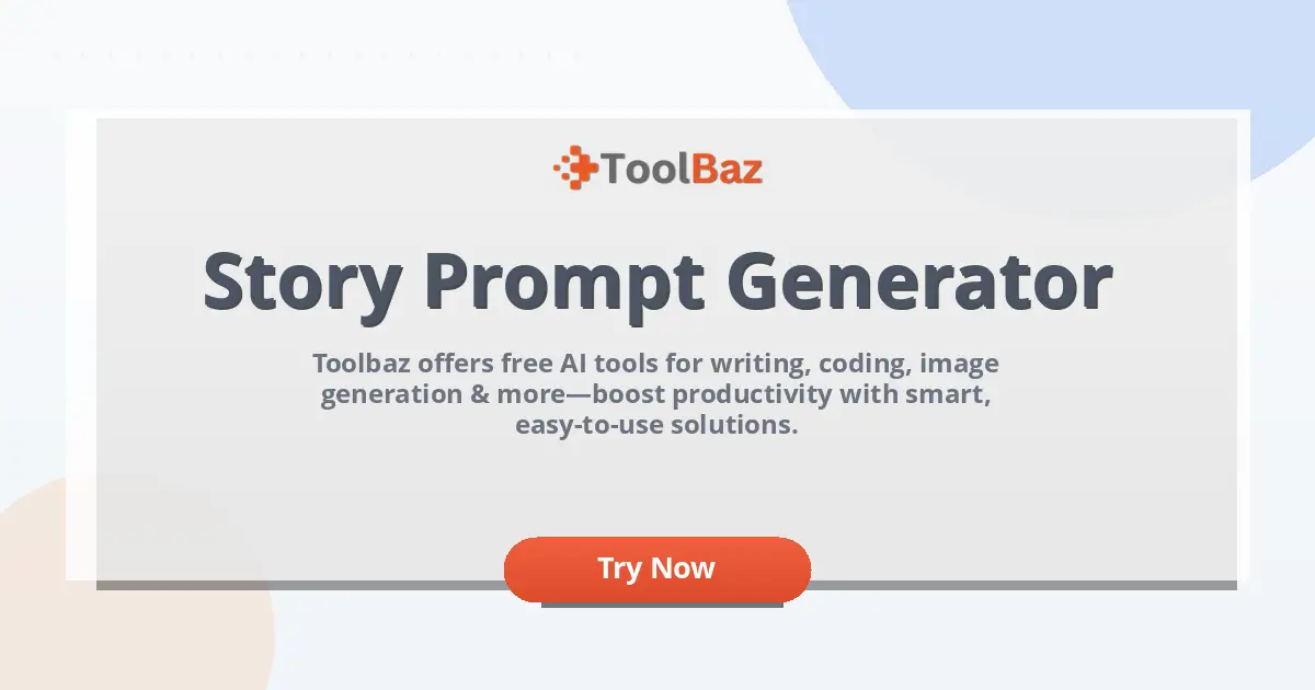 [FREE] Story Prompt Generator - (No Login & Unlimited)