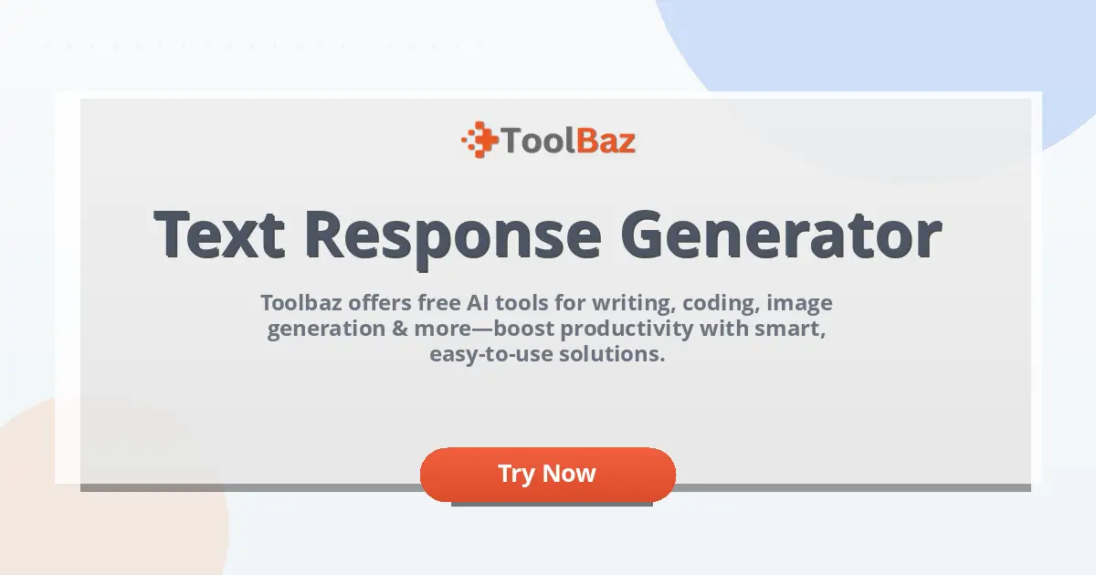[FREE] Text Response Generator - (No Login & Unlimited)